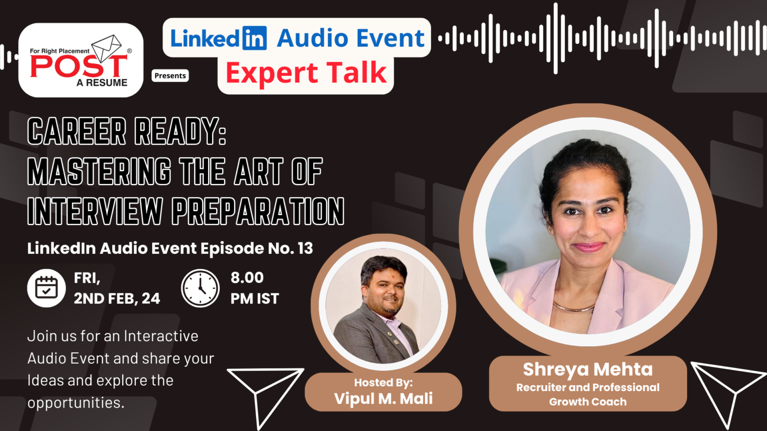 Expert Talk with Shreya Mehta on Career Ready: Mastering the Art of ...