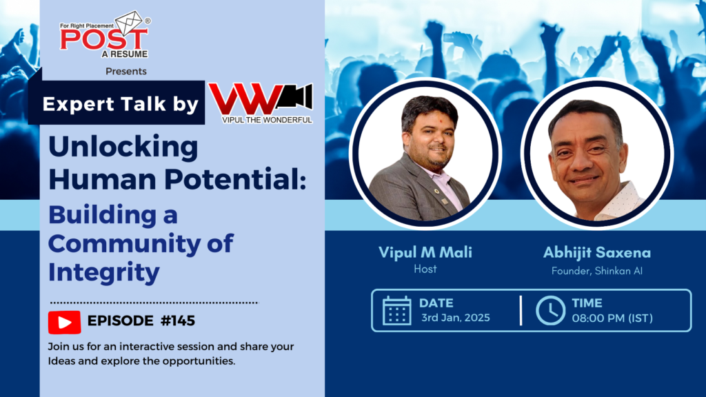 Expert Talk Ep. 145 with Abhijit Saxena on Unlocking Human Potential: Building a Community of ...